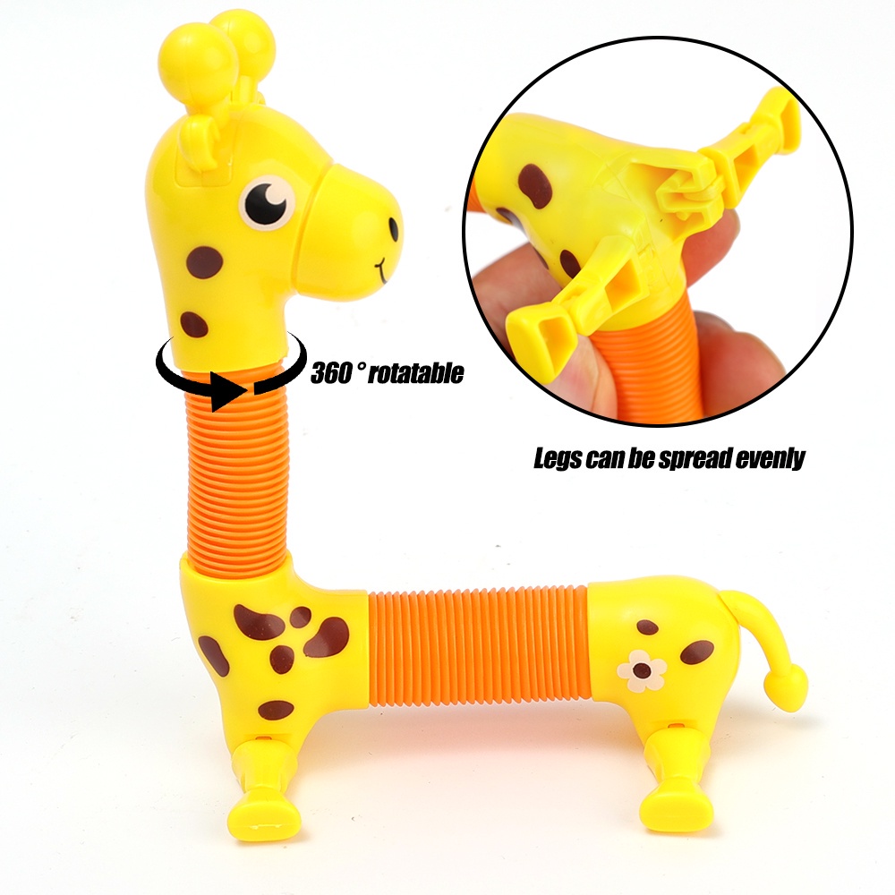 Telescopic Pop Tube Alien Sensory Toys Kids Stress Relief Stretch Tubes ...