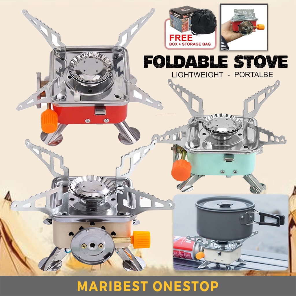 ZT202 Mini Stove Folding Camping Stove Burner Portable Card Type Stove ...