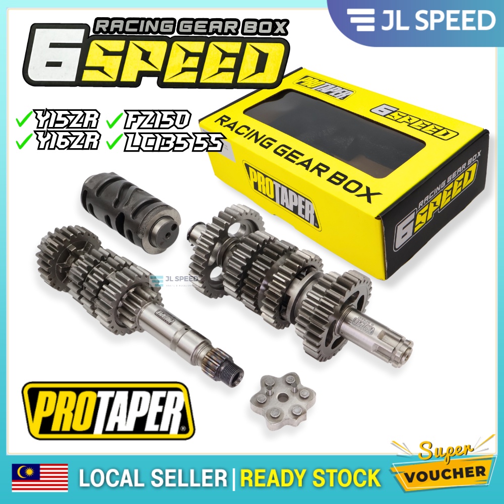 PROTAPER RACING GEAR BOX SET 6 SPEED Y15 Y15ZR V1 V2 / LC135 5S / Y16 Y16ZR / FZ150 MODIFY 5 ...
