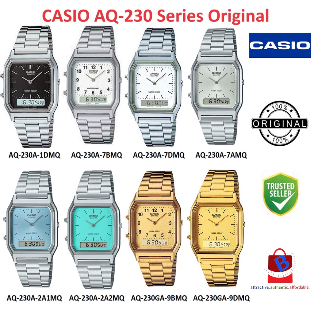 Casio Original & Genuine Watch AQ-230A / AQ-230GA Series | Shopee Malaysia