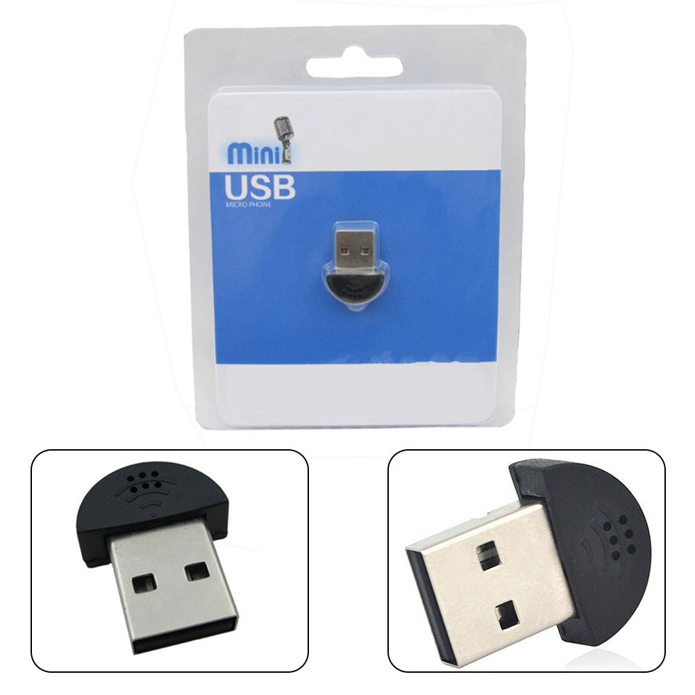 [Heaven] Tiny USB Microphone for Laptop PC Computer Desktop Audio ...