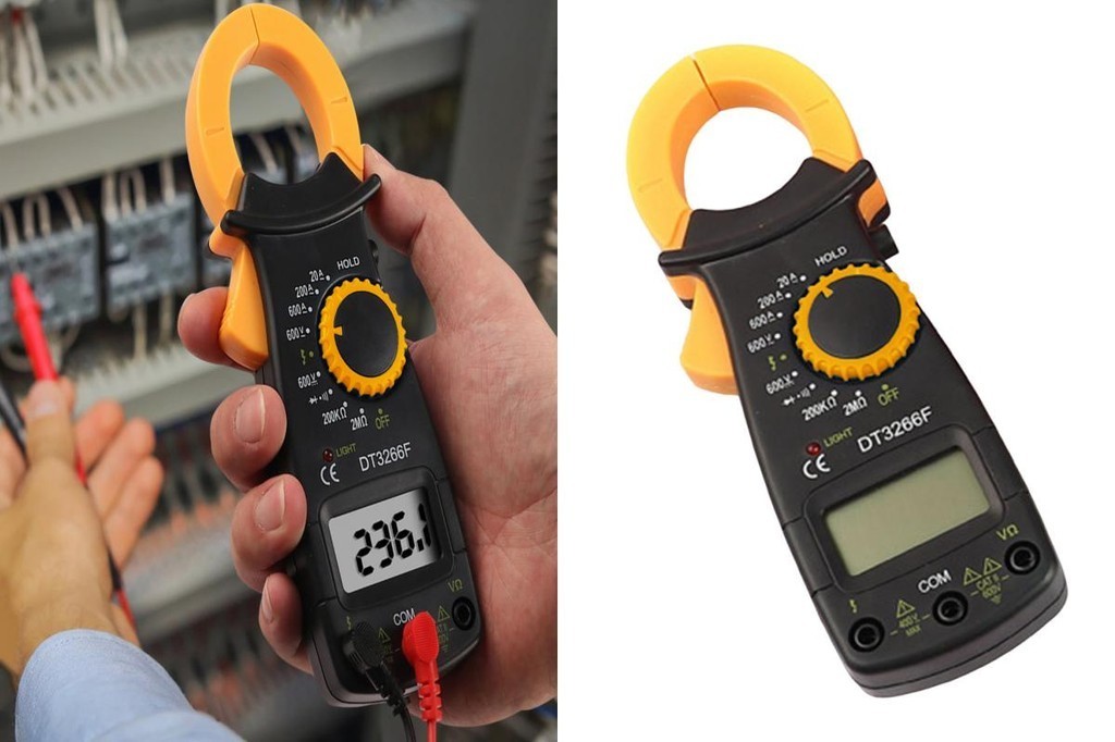 [WMP] 1 Set Multimeter LCD Display Auto Ranging Range Knob On/Off ...