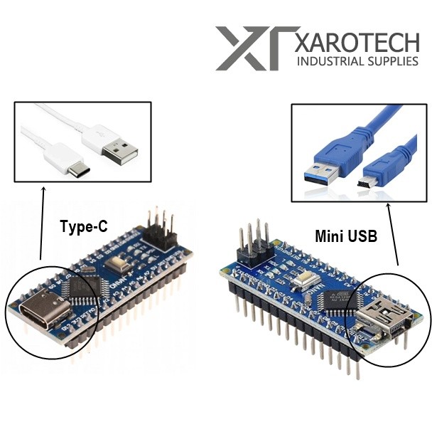 Arduino Nano V3.0 ATMEGA328P **Soldered** (Mini USB/ Type-C) with CH340G | Shopee Malaysia