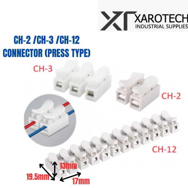CH2 CH3 CH12 Fast Easy Quick Connector Terminal Block [Press Type ...
