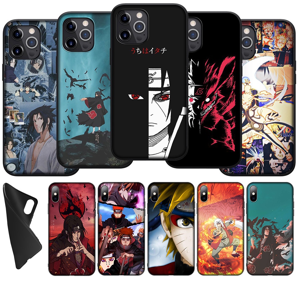 XK7 Anime Naruto Itachi Soft silicone Case for iPhone 15 Plus Pro Max ...