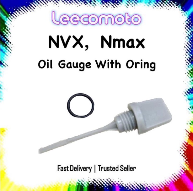 YAMAHA AEROX NVX155 NVX 155 NMAX 155 OIL LEVEL GAUGE + O RING 4T LEVER PENUTUP UKUR MINYAK ENJIN ...
