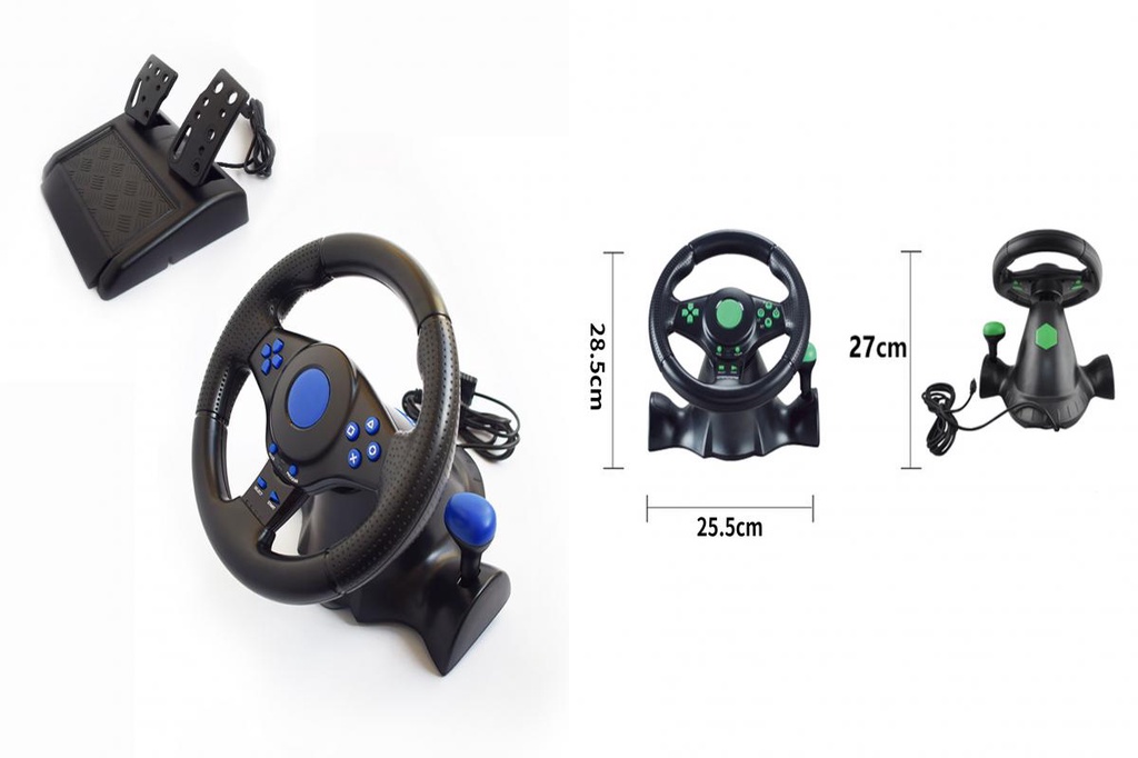 Caronvg Controller Wheel with Manual Brake And Shift Functions 180 ...