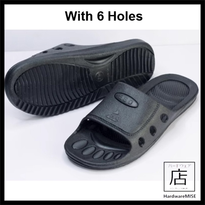 ESD Slipper Anti Static Slippers For ESD Clean Room Black Blue Chappals ...