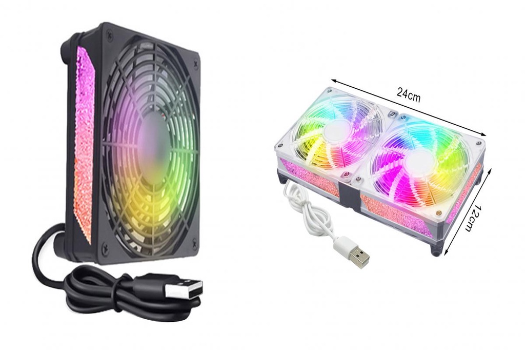 [calcutta] Desk Fan Mini Usb Computer Cooling Fan for Android Tv Box ...