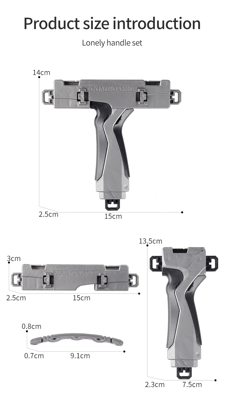 Z Brand Go Shoot Combo Lonely Grip for Two Launcher Handle without ...