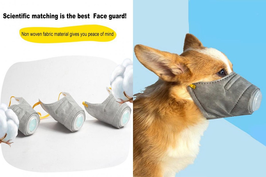 tiredhead Dog Muzzle Reusable Adjustable Pet Muzzle Adjustable Dog ...