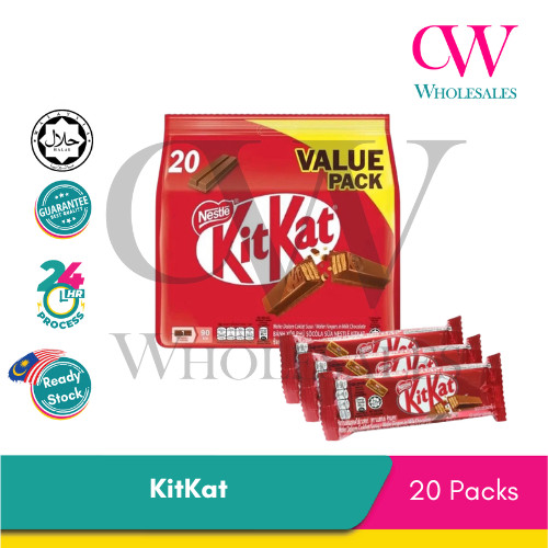 Nestle Kitkat 20's x 17g/ 12's x 16g Nestle KitKat Bites 8 x 16g ...