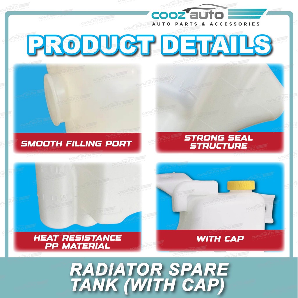 Nissan Frontier D22 1997 - 2004 Radiator Water Spare Tank Second Bottle ...