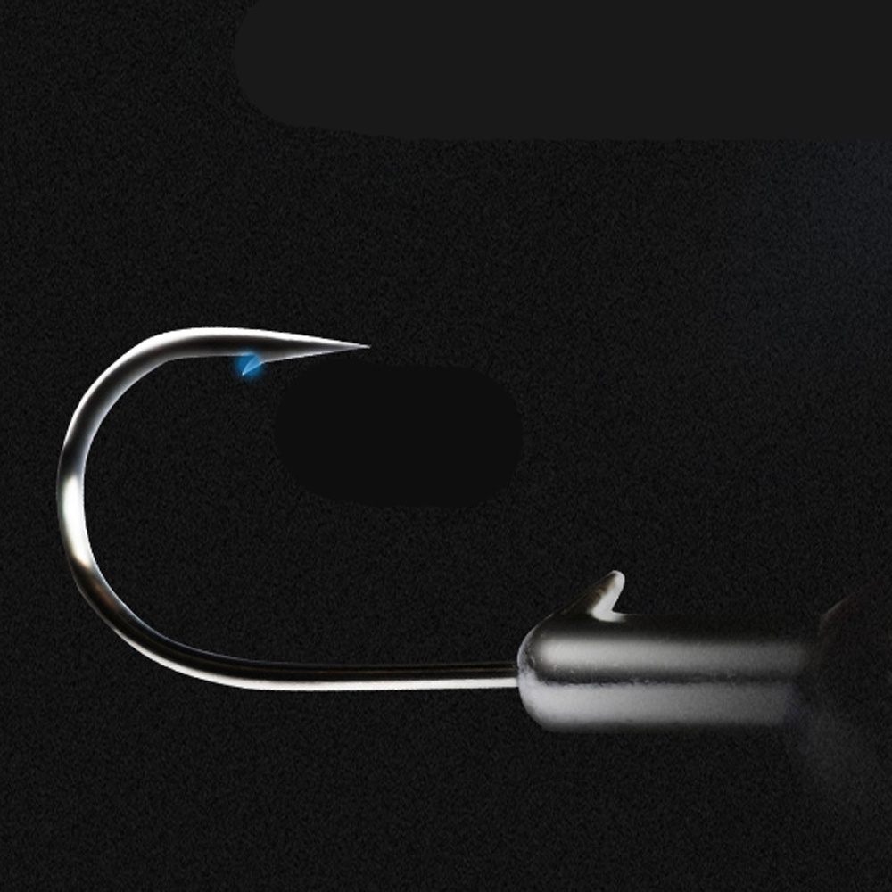 35Pcs/box Crank Jig Head Hook and Soft Bait Set Fishing Hooks Jigging ...