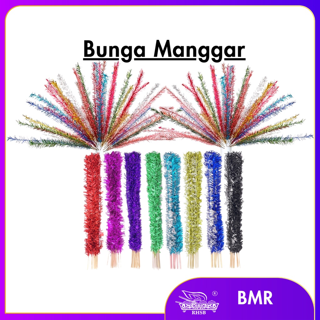 ±18pcs BUNGA MANGGAR / BUNGA MANGGAR LIDI / SINGLE AND DOUBLE TONE ...