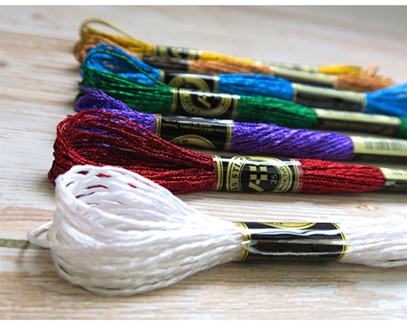 An 8 Meter 12 Strand High-quality Colored Gold and Silver Wire DIY ...