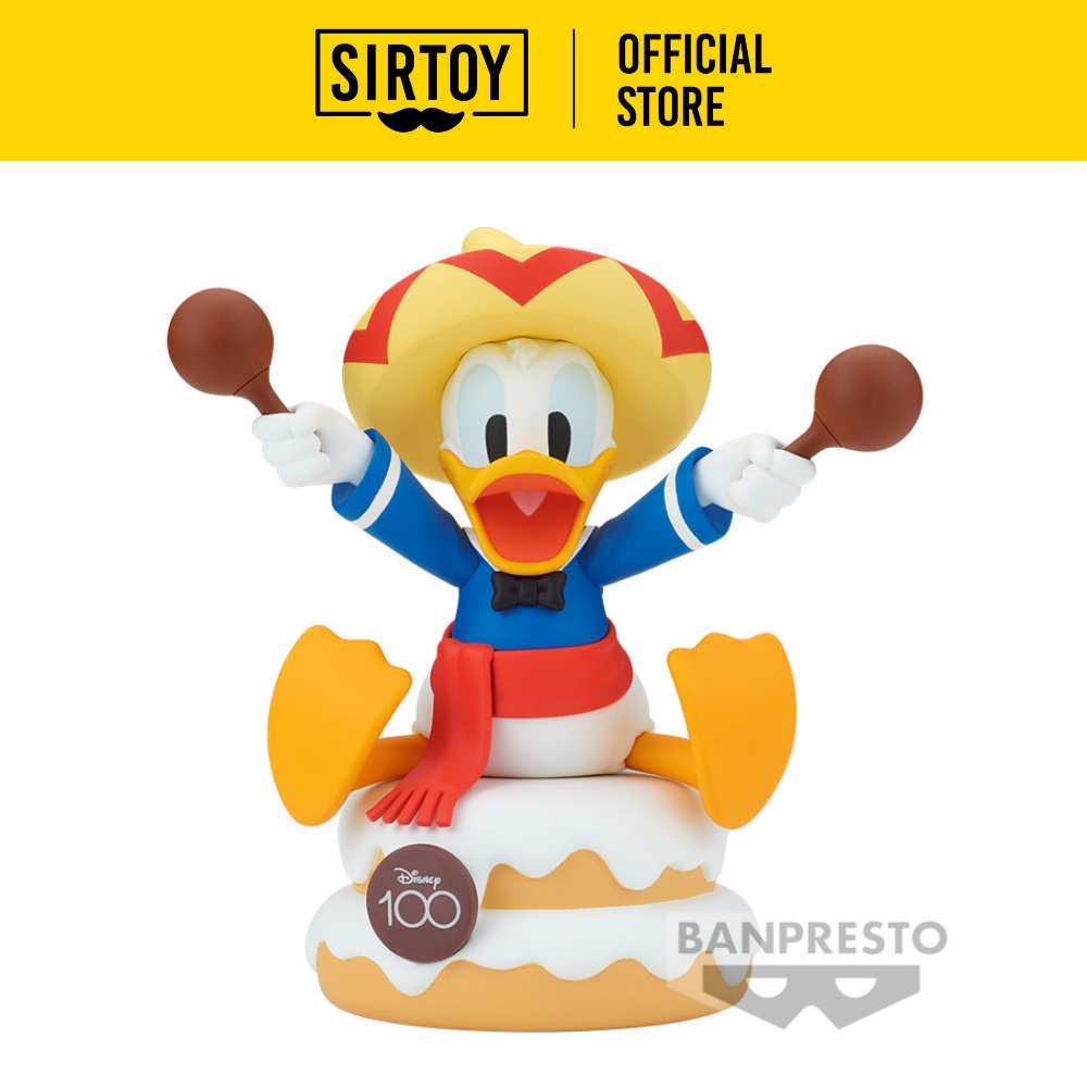 Banpresto Disney Characters Sofubi Figure Donald Duck Disney 100th Anniversary Ver. (88509 ...