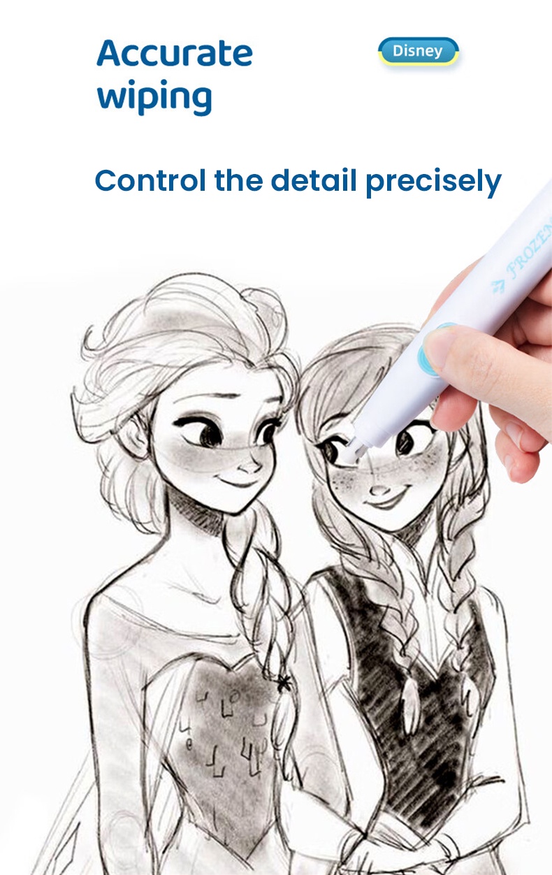 Disney Frozen Eraser Adjustable Electric Rubber Eraser With Rubber ...