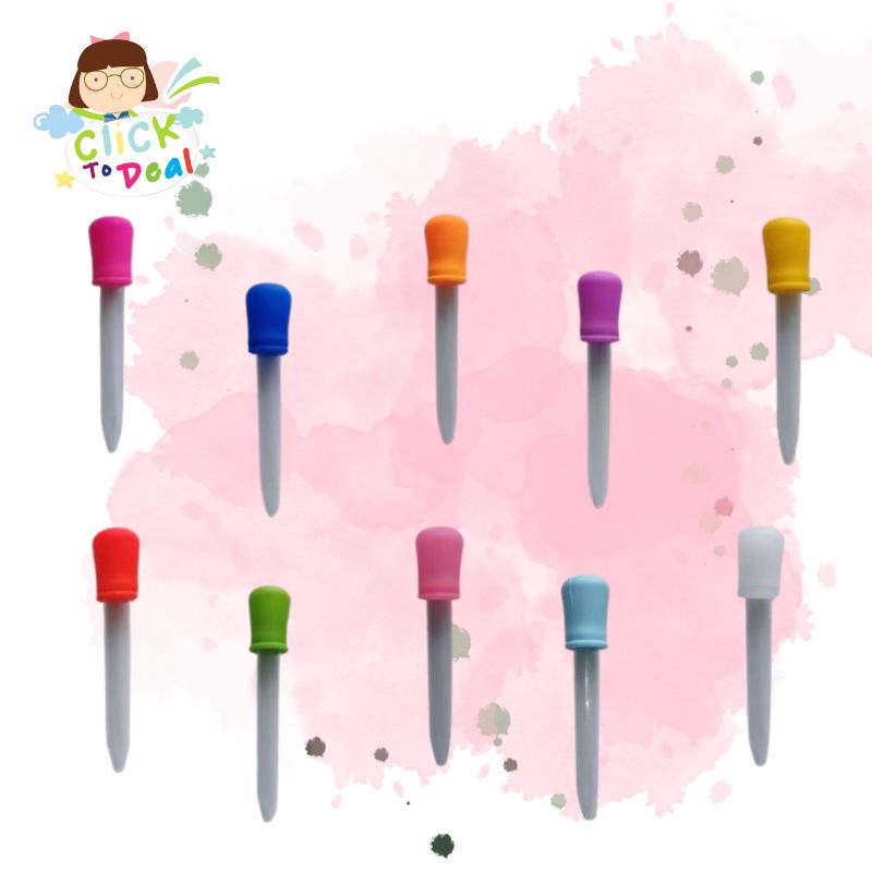 CTD 1 Pcs Silicone Dropper Reusable [Fine Motor] Baby Feeder Silicone ...