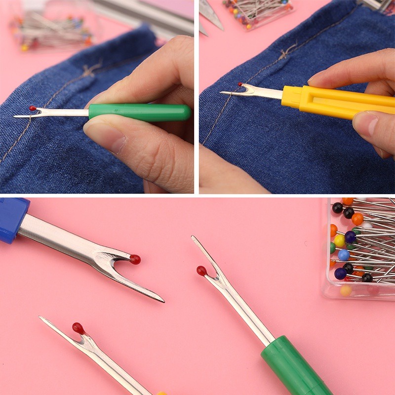 Mixed Color Slitter Sewing Thread Remover with Ergonomic Handle Thread ...