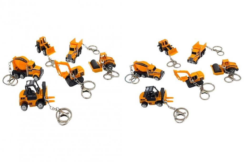 AMAR Mini Truck Keychain 1:64 Scale Construction Series Forklift ...