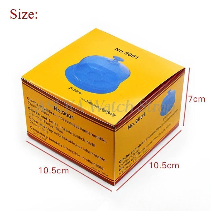 6 Slots Watch Parts Anti-dust Moistureproof Covers Storage Box for ...