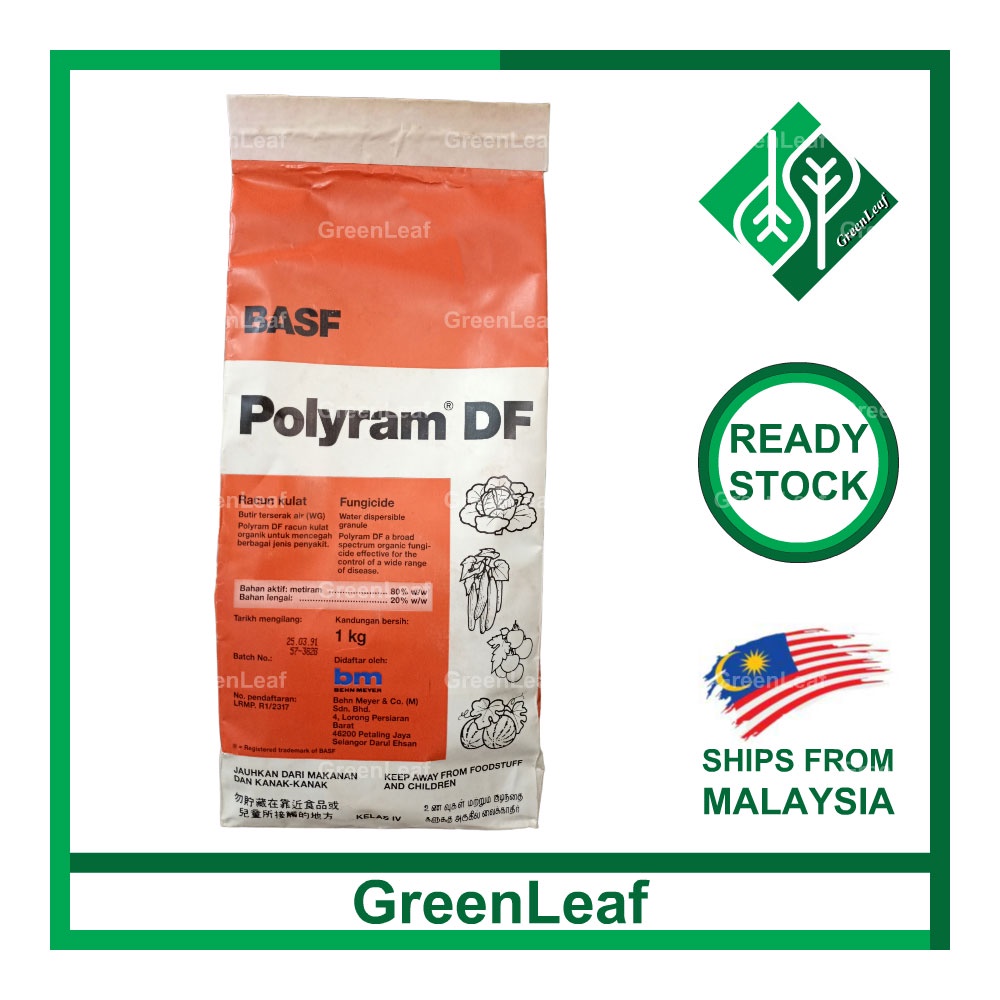 1KG Polyram DF BASF Contact Fungicide Racun Kulat Sentuh Metiram Hawar ...