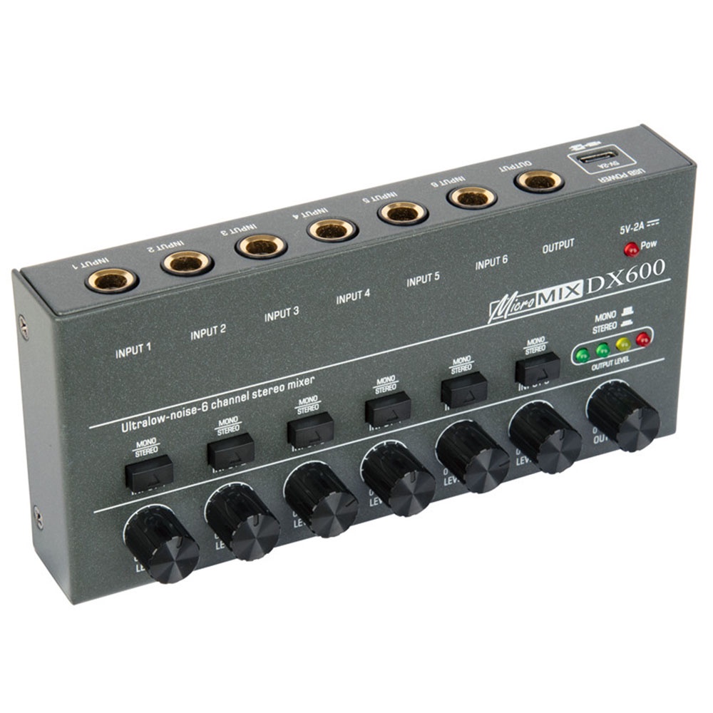 Upgraded DX400 DX600 DX800 Ultra Low Noise 4/6/8 Channel Line Mixer ...