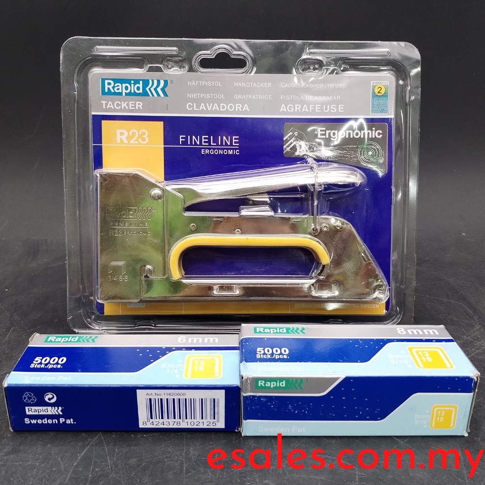 Rapid R23 Ergonomic Tacker Stapler Gun 415G | Shopee Malaysia