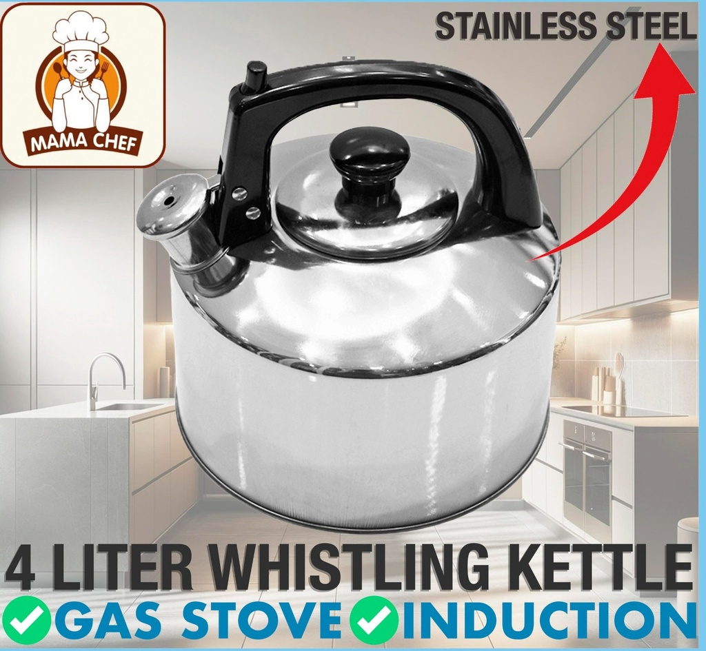 4LT MAMA CHEF STEEL KETTLE | Shopee Malaysia
