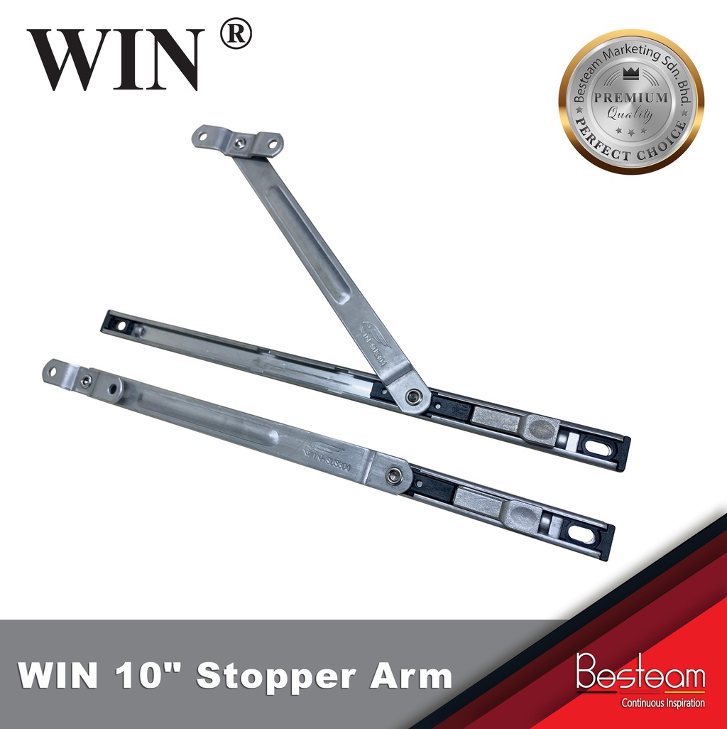 WIN 10" Stopper Arm 2Bar Hinge SUS304 (Pair) | Shopee Malaysia
