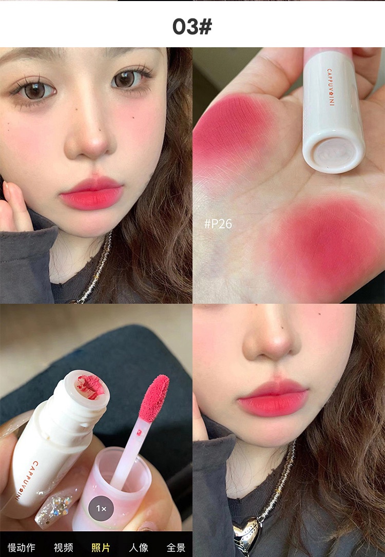 Velvet Lip Glaze 8 Colors Matte High Color Waterproof Lipstick | Shopee ...
