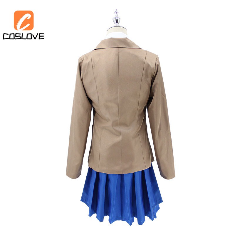 Anime Game Doki Doki Literature Club Monika Cosplay Full Set Costume ...