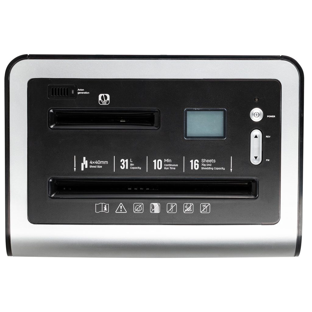 Deli Automatic Paper Shredder Machine Cutter Office Supplies with LCD ...