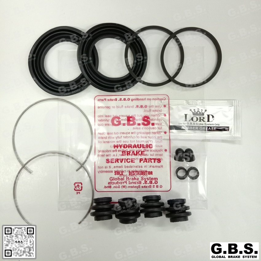 GBS Disc Brake Seal Kit For TOYOTA VIOS NCP91 NCP93 E/J SPEC 07 (Front ...