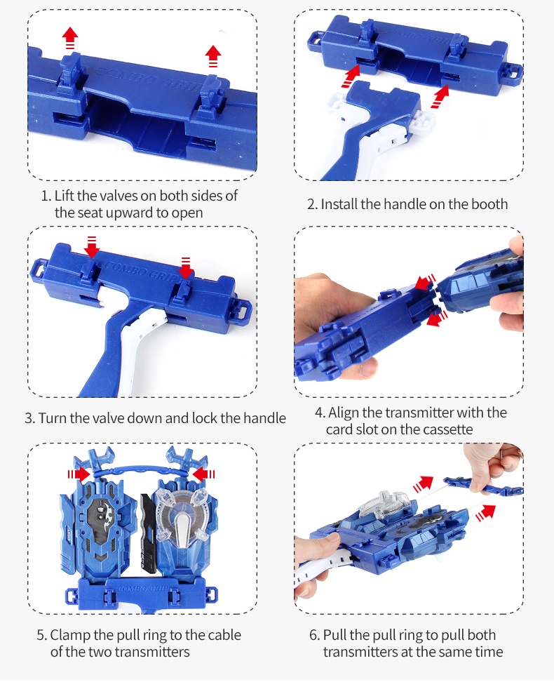 Z Brand Go Shoot Combo Lonely Grip for Two Launcher Handle without ...