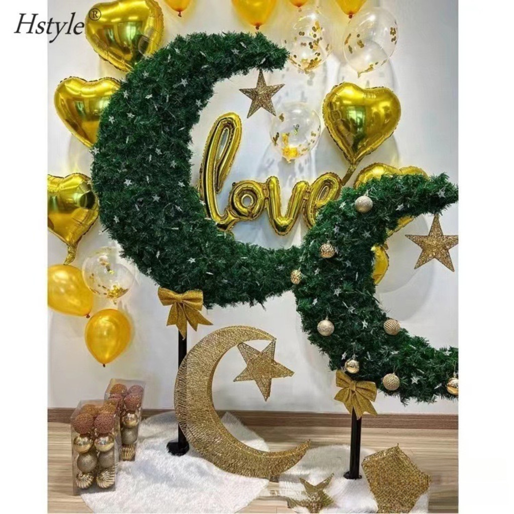 50CM Ramadan Eid Tree Eid Tree Mubarak Muslim Ramadan Moon Hotel Mall ...