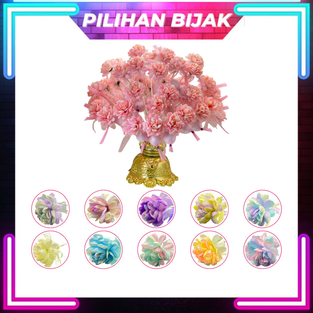 50pcs Bunga Telur Wedding Doorgift Bunga Pahar Egg Flower Doorgift ...