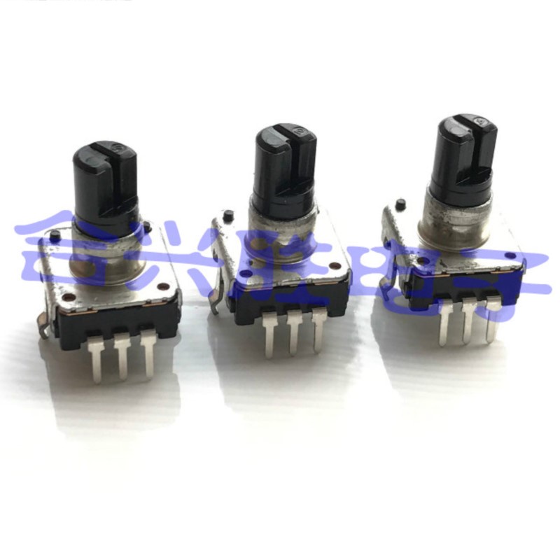 2PCS EC12 Type Rotary Encoder 24 Positioning 24 Pulse Shaft Length 12MM Digital Potentiometer ...