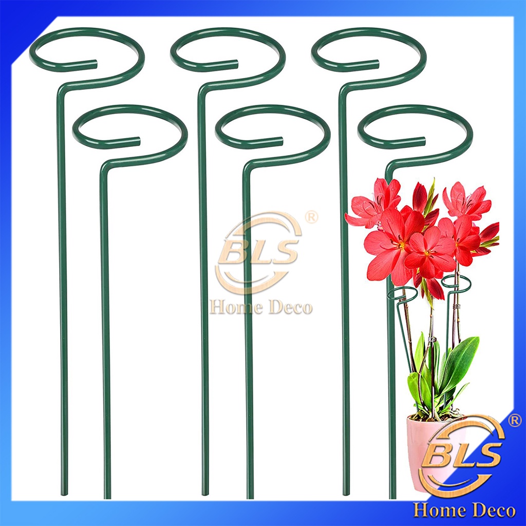 Metal Plant Support Rod Garden Plant Support Stake Flowers Orchids ...