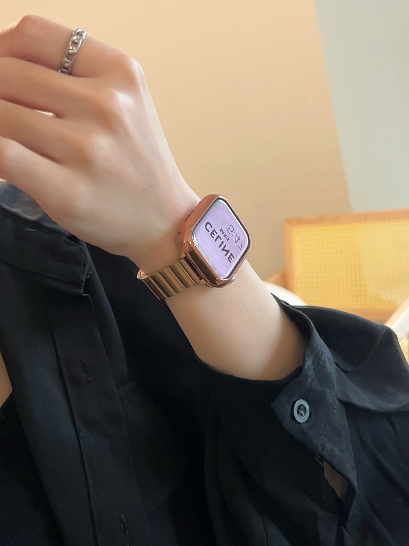 Suitable for iwatch 9 8 7 watch strap thin women's model Apple 45mm ...