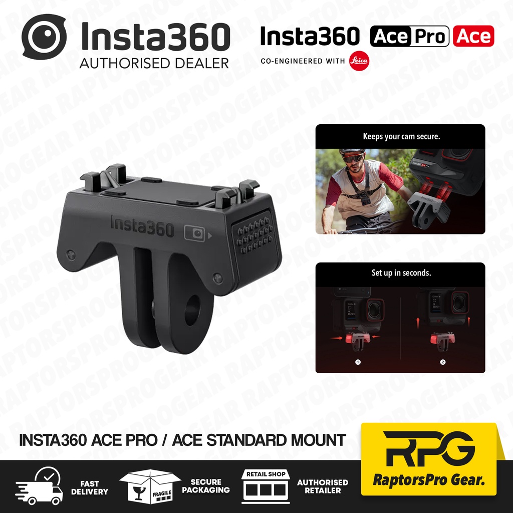 Insta360 Ace/Ace Pro/Ace Pro 2 Standard Mount / Magnetic Mount | Shopee ...