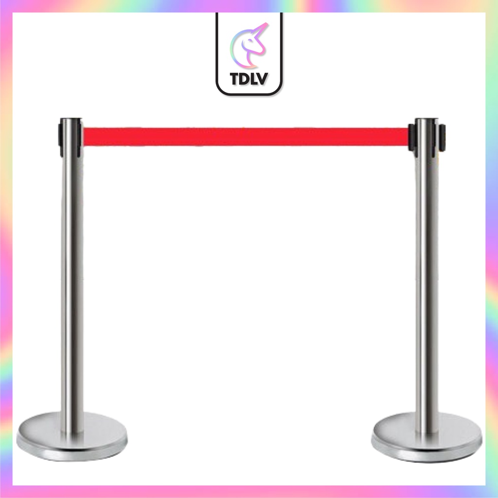TDLV 2 Meter Heavy Duty Crowd Control Stanchion Post Guardrail Railing ...