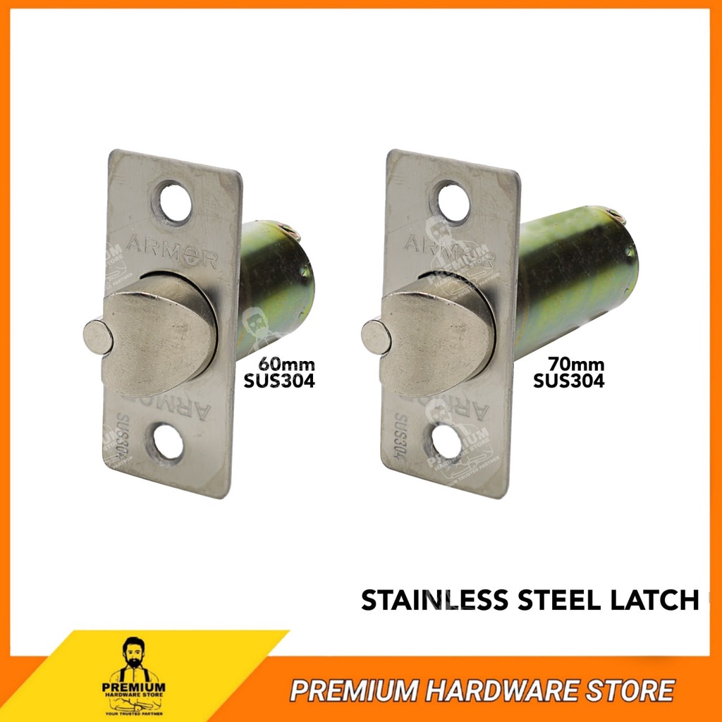 ARMOR Cylindrical Latch Stainless Steel SUS304 Cylinder Door Lock Latch ...