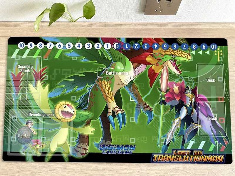 Digimon Duel Playmat DTCG CCG Mat Sunflowmon Palmon Trading Card Game ...