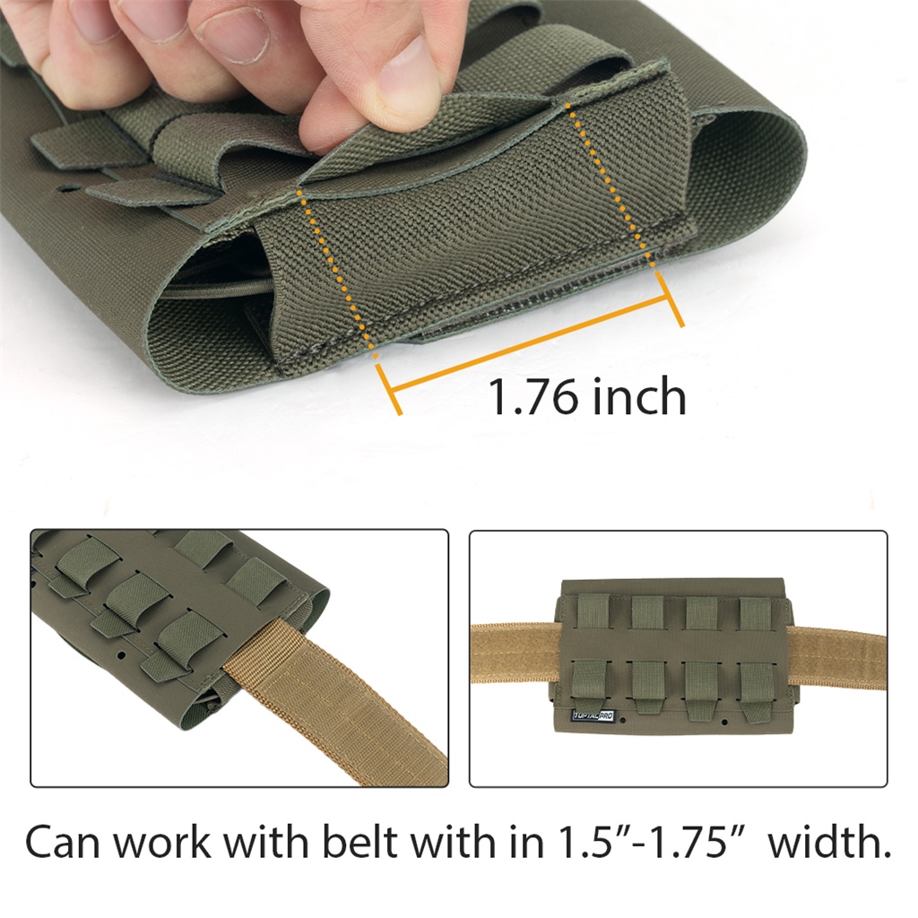 TOPTACPRO Tactical Medical Pouch MOLLE First Aid Kit EMT IFAK Pouch ...