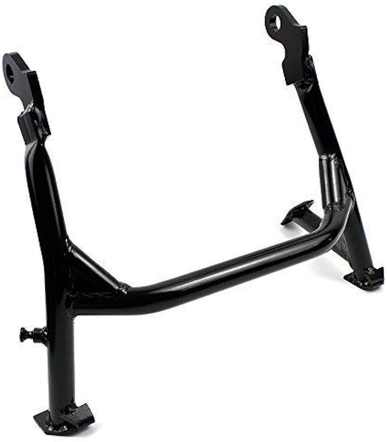 Center Stand Black Metal Center Stand Bracket Mount Parking Lot Solid ...