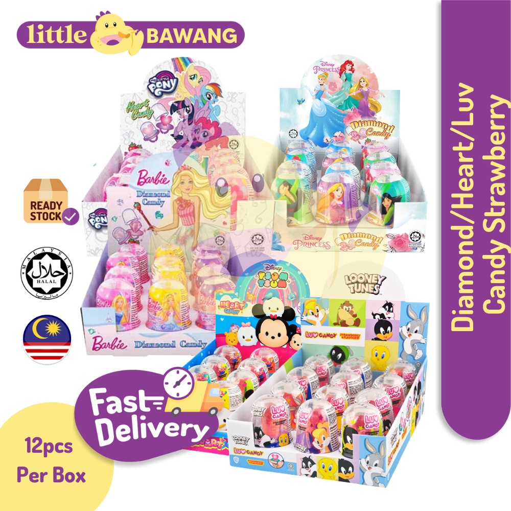 12pcs Little Pony/ Disney TsumTsum Heart Candy Disney Princess/ Barbie ...