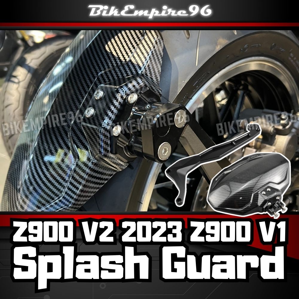 Kawasaki Z900 V2 2023 Z900 V1 Splash Guard Water Transfer Carbon Fiber ...