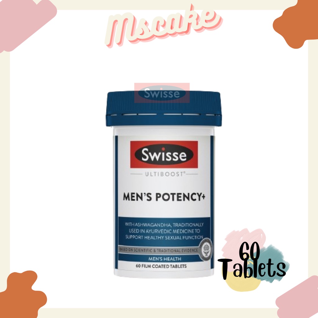 Swisse Ultiboost Men's Potency+ 60 Tablets (Halal) | Shopee Malaysia